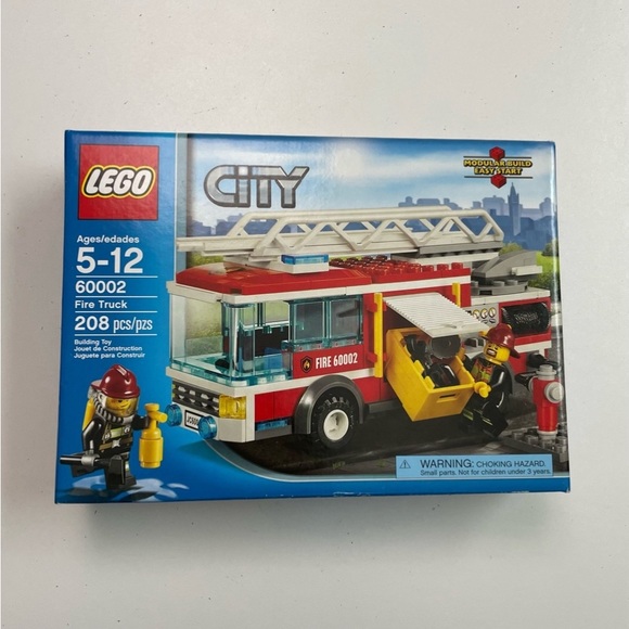 Lego | Toys | Legos Fire Truck Car People Building Blocks Toy Retired ...